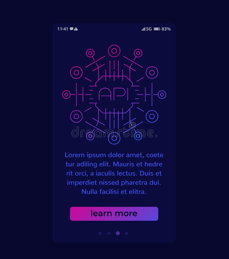 API, Application Programming Interface Vector Stock Vector ...
