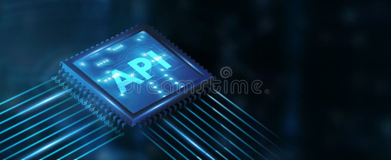 API - Application Programming Interface. Software Development Tool Stock Photo - Image of ...