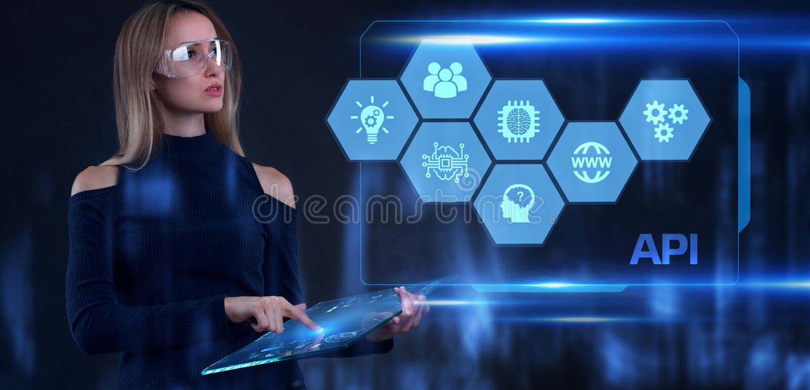 API - Application Programming Interface. Software Development Tool Stock Photo - Image of ...