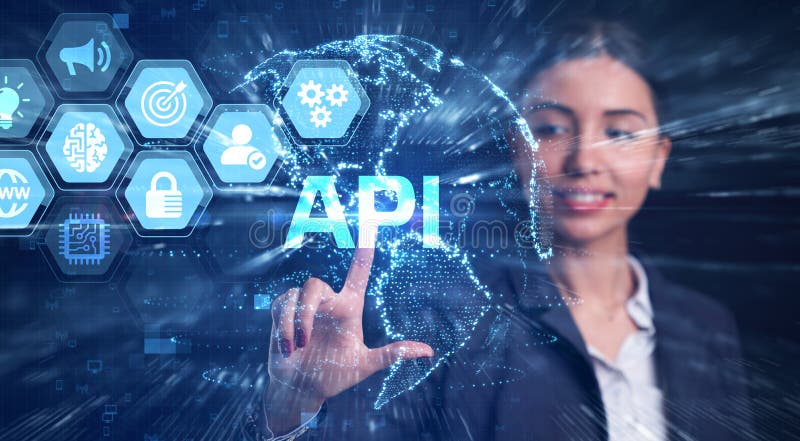 API - Application Programming Interface. Software Development Tool Stock Photo - Image of ...