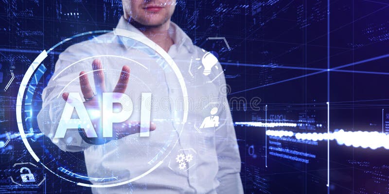 API - Application Programming Interface. Software Development Tool Stock Photo - Image of ...
