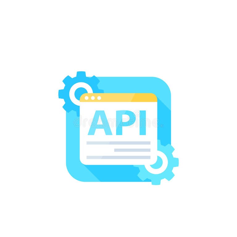 API, Application Programming Interface Vector Icon Stock Vector ...