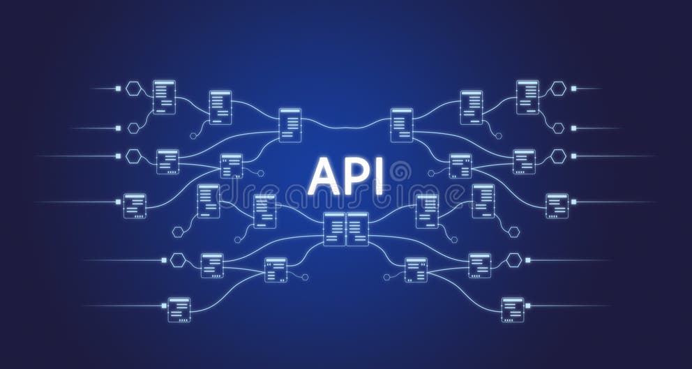 API, Application Programming Interface, Software Development Tool Stock Illustration ...