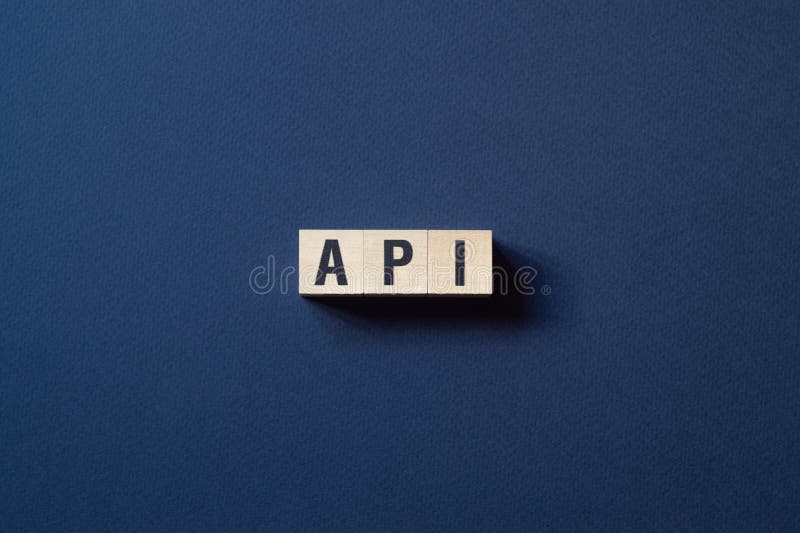 Api - Application Programming Interface,word Concept on Cubes Stock ...