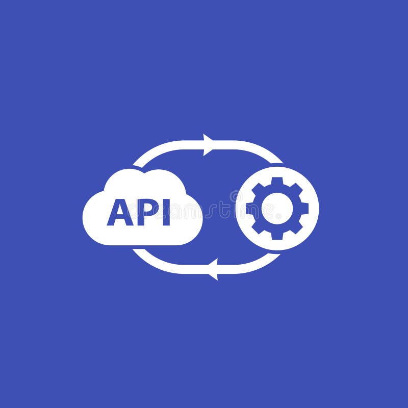 Cloud API, Software Integration Vector Stock Vector - Illustration of ... Cloud API, Software Integration Vector Stock Vector - Illustration of ...