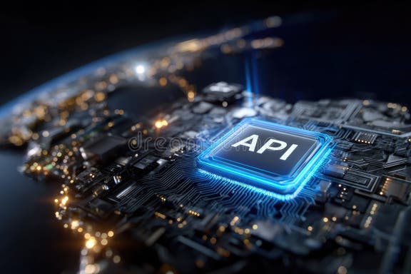 Api Concept Structure: Data Exchange, Software Bridge, System ...
