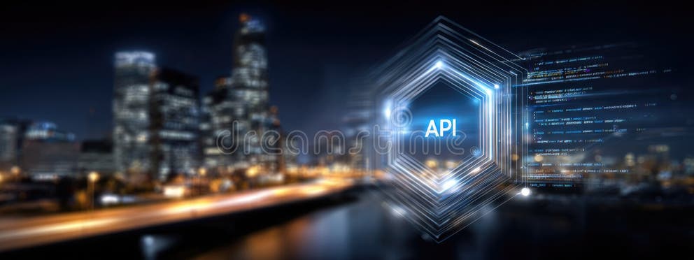 Api Concept Structure: Data Exchange, Software Bridge, System ...