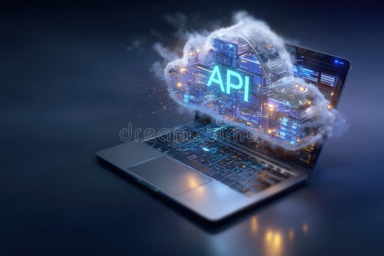 Api Concept Structure: Data Exchange, Software Bridge, System ...