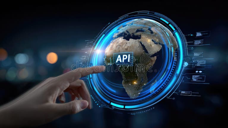 Api Concept Structure: Data Exchange, Software Bridge, System Integration, Command Protocol ...