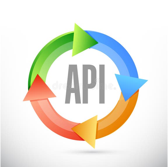 Api Cycle Sign Concept Illustration Design Stock Illustration ...