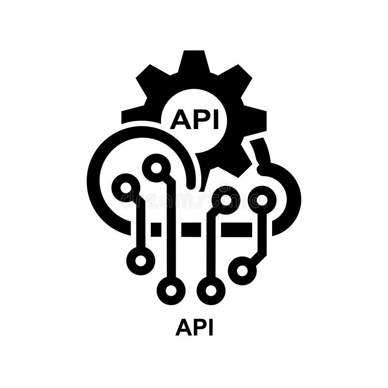 API Icon. Cloud api icon stock vector. Illustration of connection - 286124132