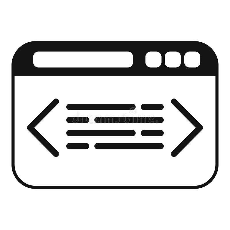 Api Icon Simple Vector. Develop Code Stock Illustration - Illustration ... Api Icon Simple Vector. Develop Code Stock Illustration - Illustration ...