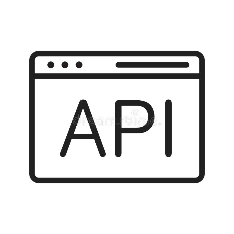 API Icon Vector Image. Suitable for Mobile Apps, Web Apps and Print ...