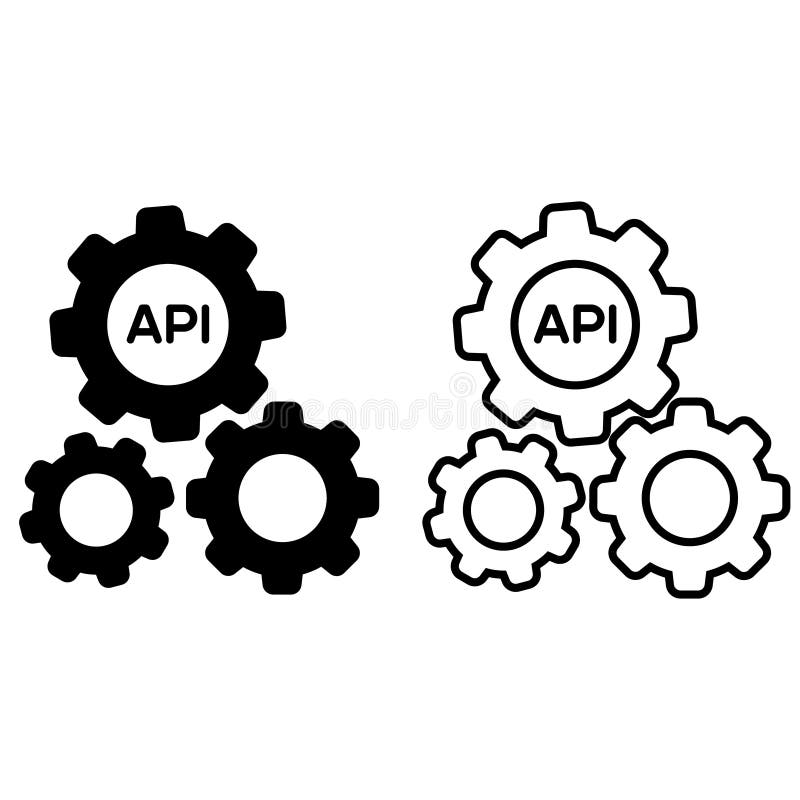 Integration Vector Icon Automation Concept Illustration Sign Software Symbol Stock Vector