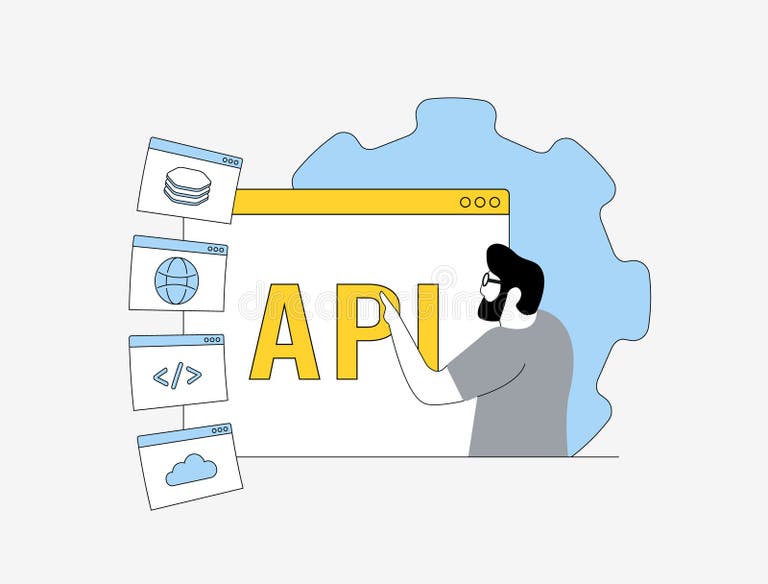 API Integration - Application Programming Interface Connects Software Applications To Enable ...