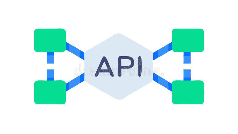 Api Integration Connectors Icon Stock Illustrations – 1 Api Integration ...