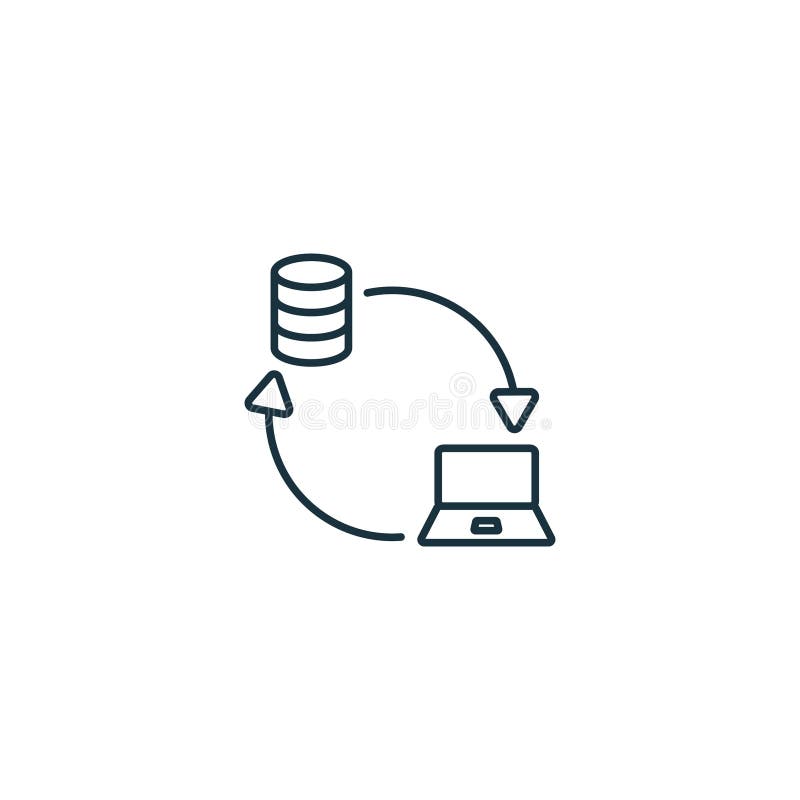 Api Integration Icon. Monochrome Simple Sign from App Development ... Api Integration Icon. Monochrome Simple Sign from App Development ...