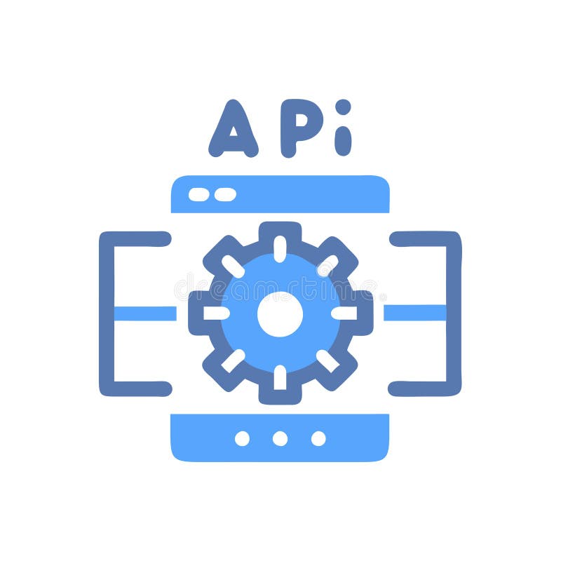 API Integration Technology Icon Stock Illustration - Illustration of vector, management: 351629987