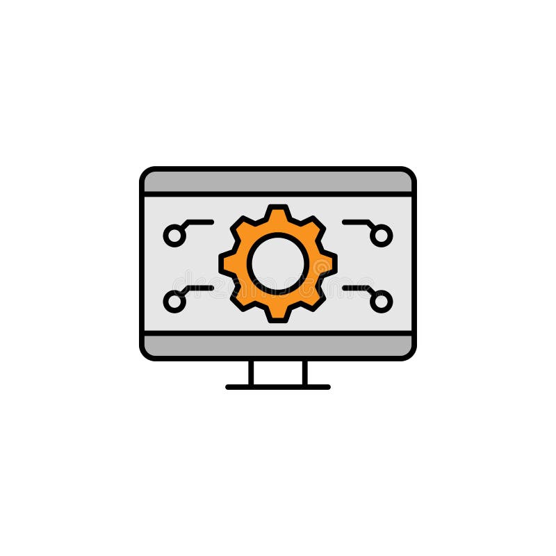 Code Script Unix Icon Signs And Symbols Can Be Used For Web Logo Mobile App Ui Ux Stock