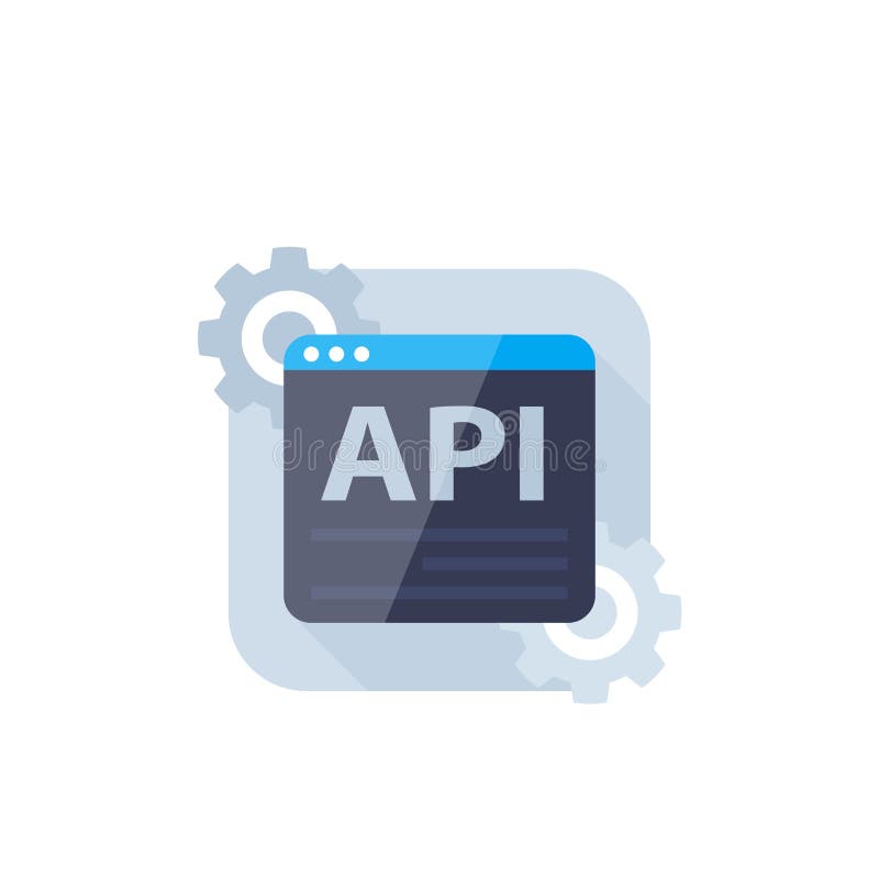 API, Software Integration Vector Icon Stock Vector - Illustration of ... API, Software Integration Vector Icon Stock Vector - Illustration of ...