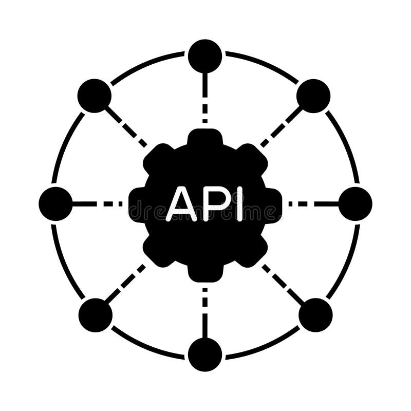 API Vector Icon. Software Integration Illustration Sign. Application ... API Vector Icon. Software Integration Illustration Sign. Application ...