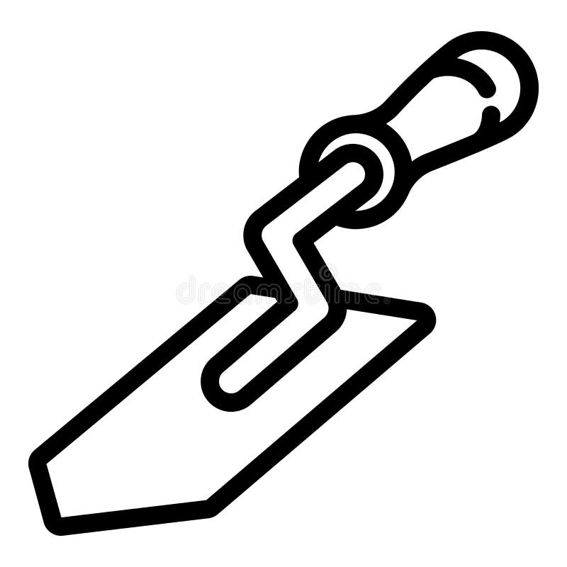 Apiary Trowel Icon, Outline Style Stock Vector - Illustration of food ...