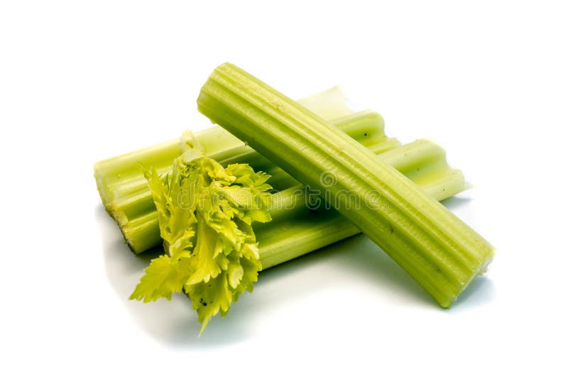 Apio Verde Aislado De Fondo Blanco Imagen de archivo - Imagen de salud ...