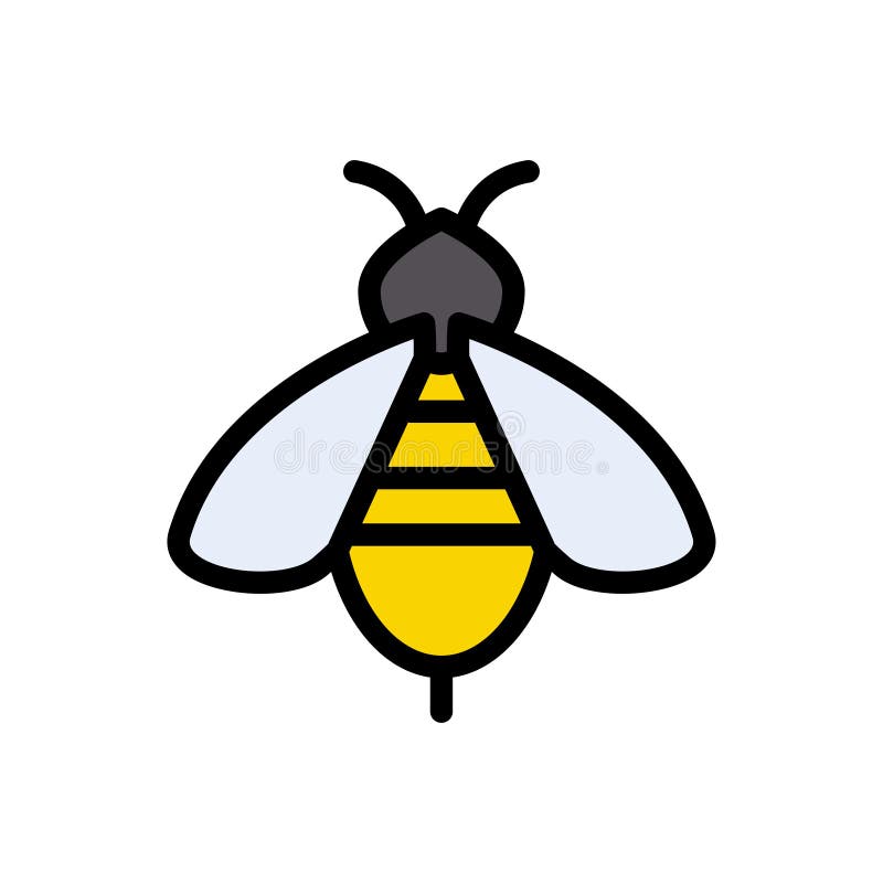 Apitherapy flat color icon stock vector. Illustration of graphic ...