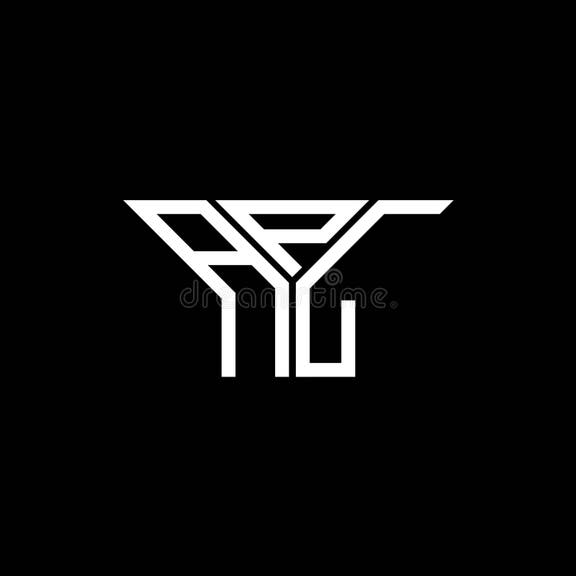 APL Letter Logo Creative Design with Vector Graphic, APL Stock Vector ...