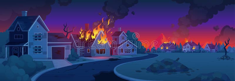 Cartoon Fire Station Interior Design Stock Illustration - Illustration ...