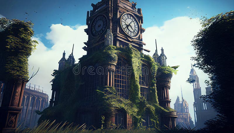 An Apocalyptic Illustration Depicting the Devastating Consequences of a ...