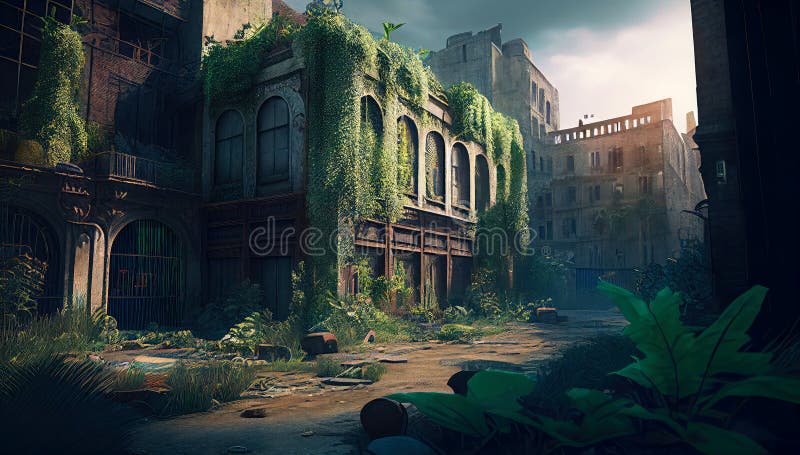 An Apocalyptic Illustration Depicting the Devastating Consequences of a ...