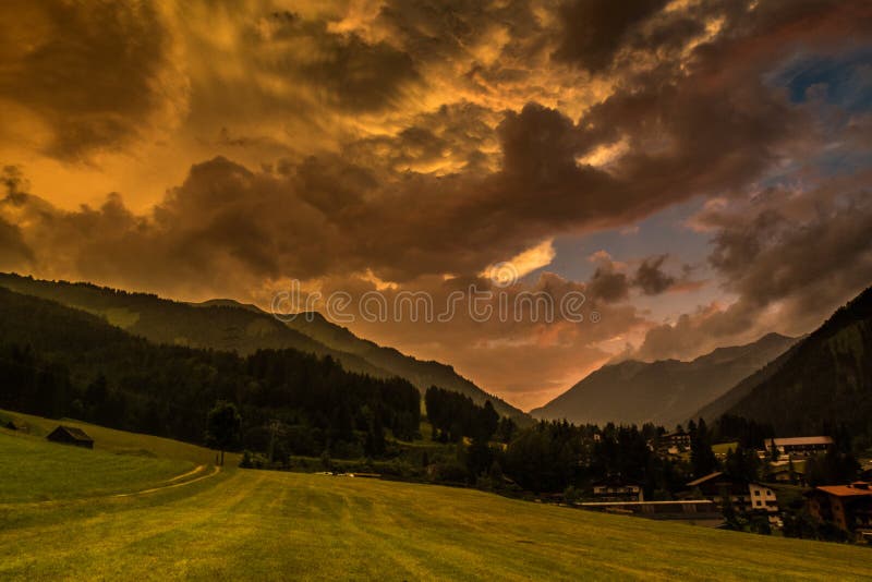 Apocalyptic landscape stock photo. Image of atmosphere - 95262776
