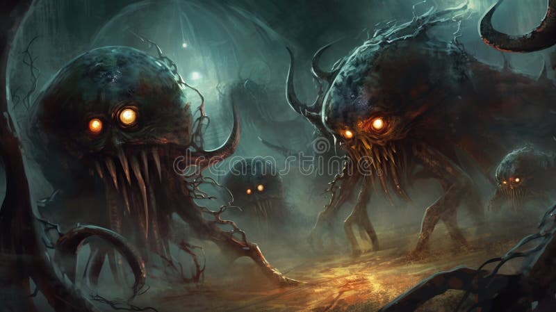 Satan is in Hell. Religious Demon. Devil& X27;s Fire. the Afterlife of ...