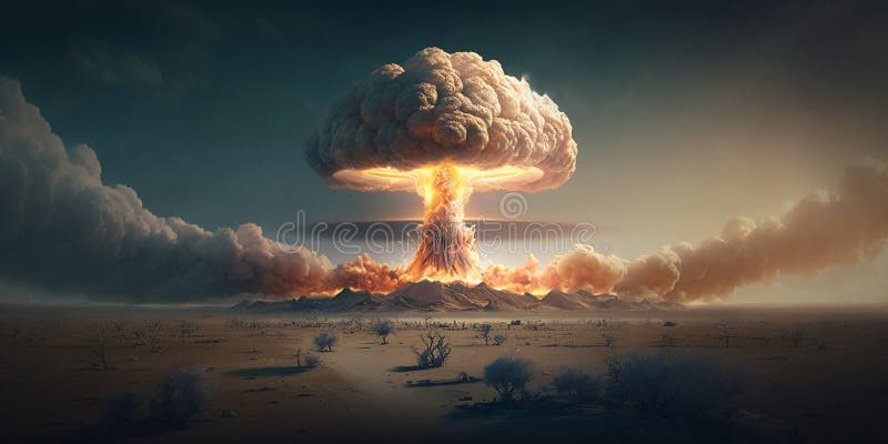 Apocalyptic Scene: Devastating Nuclear Explosion and Its Effects on the ...