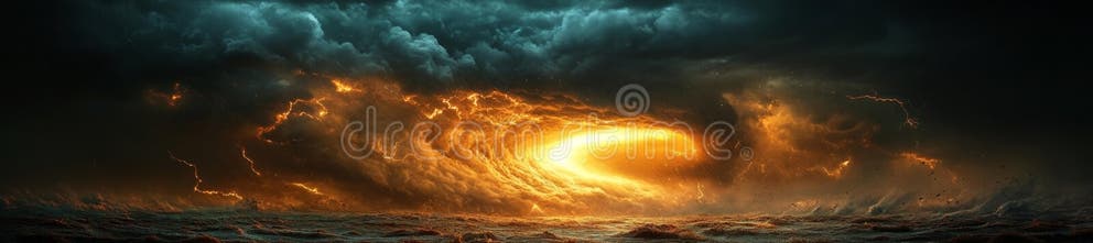 Apocalyptic Thunderstorm with Violent Lightning and a Massive Tornado ...