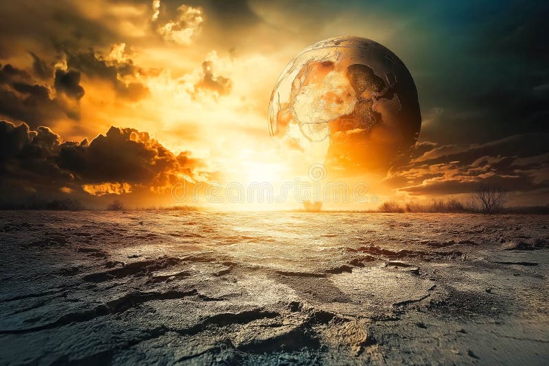 Apocalyptic View of Destroyed World, Post Apocalypse after World War ...
