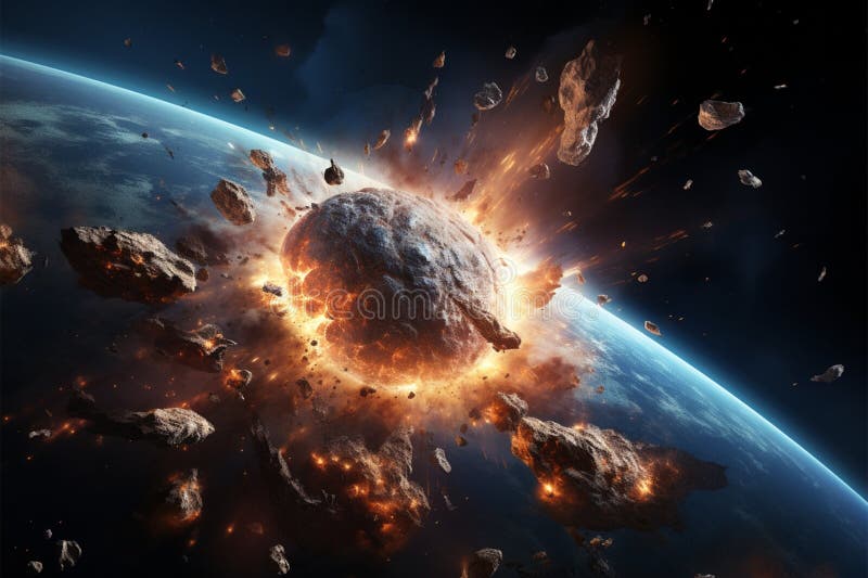 Apocalyptic Vision Meteor Impact, Space Explosion, and Asteroid ...