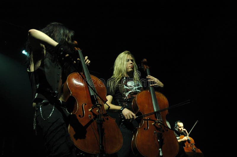 Apocalyptica editorial stock photo. Image of dark, instrument - 14920433