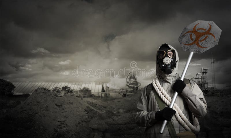 Apokalyps- Och Katastrofbegrepp Arkivfoto - Bild av begrepp, explosion ...