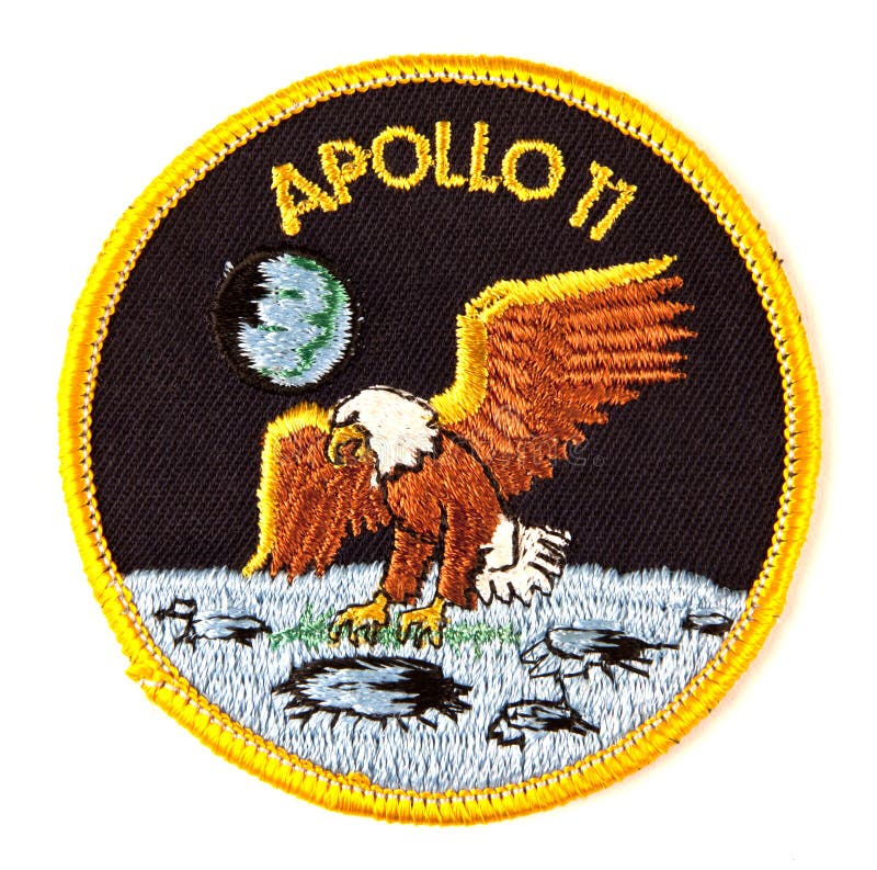 Apollo 11 Mission Space Suit Badge Stock Photo - Image of astronaut ...