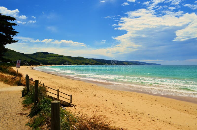 Apollo Bay, Great Ocean Road, Victoria, Australia Stock Image - Image ...