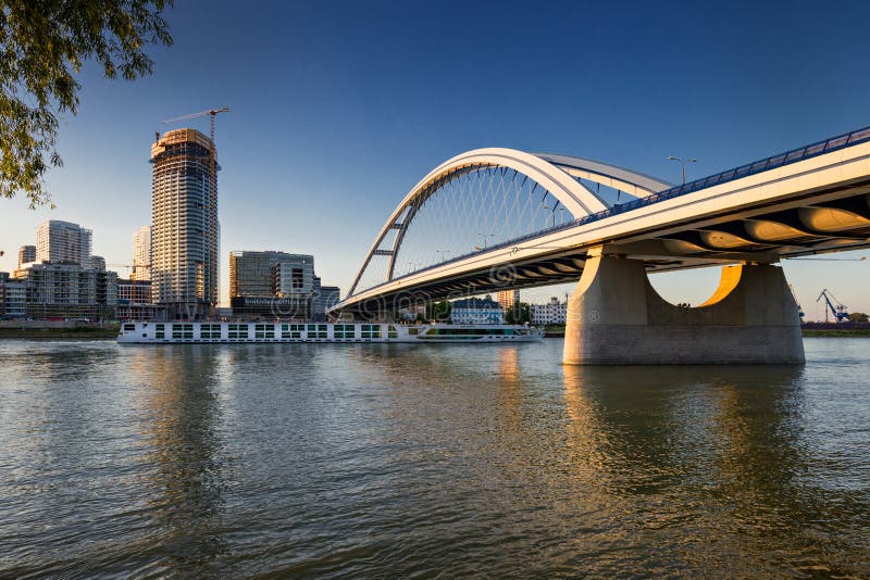 Apollo Bridge stock image. Image of europe, embankment - 249874413