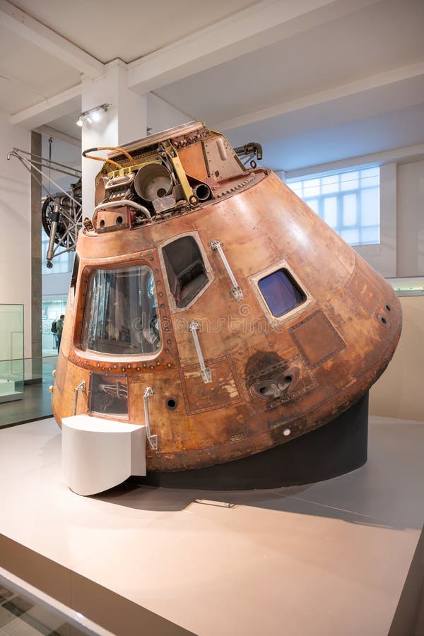 Apollo 10 Command Module on Display at Science Museum London Editorial ...