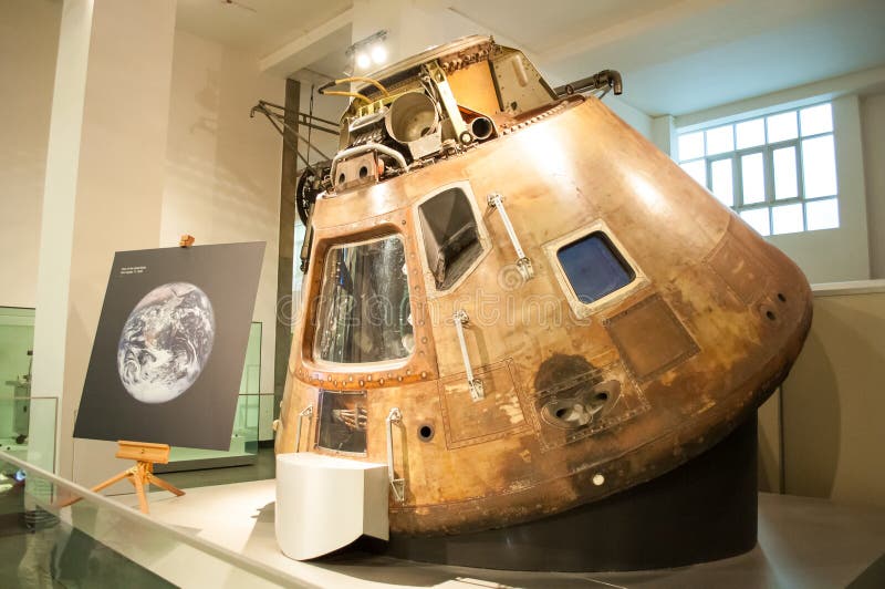 Apollo 10 Command Module in Londons Science Editorial Stock Image ...