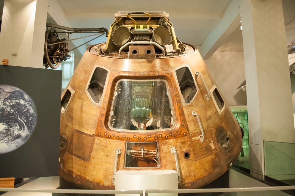 Apollo 10 Command Module in Londons Science Editorial Photography ...
