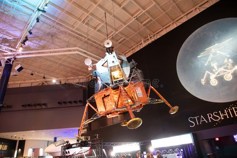 Apollo Lunar Module Inside the Houston Space Center in Houston, TX, USA ...