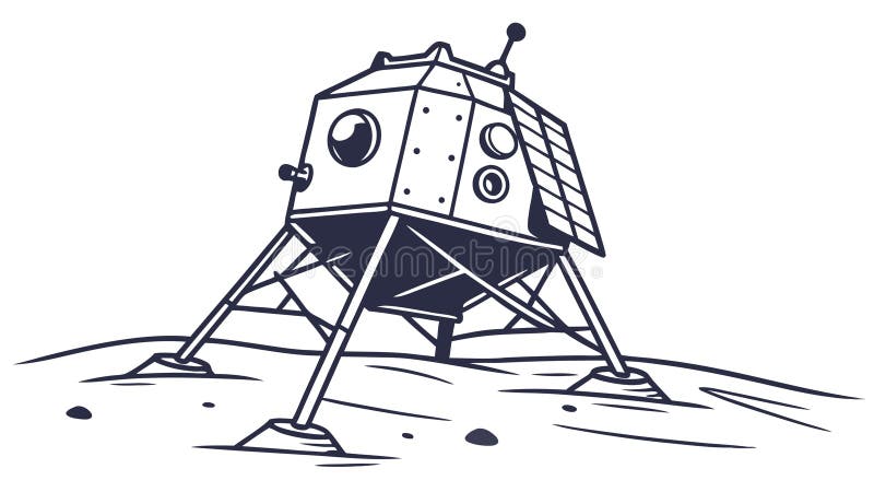 Surface Lunar Moon Vector Sketch Stock Illustrations – 934 Surface ...