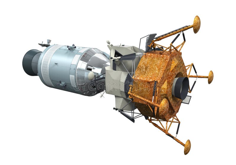 Apollo Lunar Module stock illustration. Illustration of astronomy ...