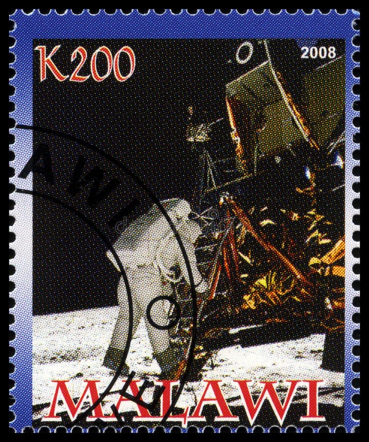 Apollo 17 Postage Stamp from Malawi Editorial Stock Photo - Image of ...